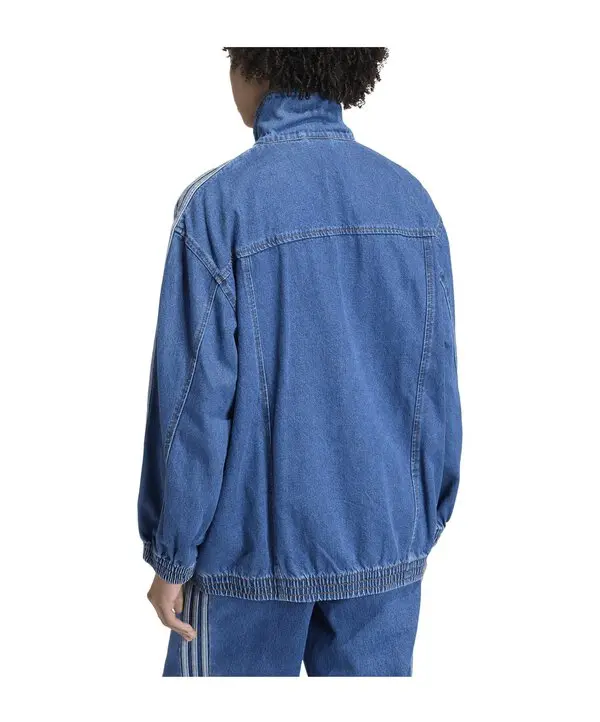 ADIDAS ORIGINALS Denim Stand-collar Track Jacket