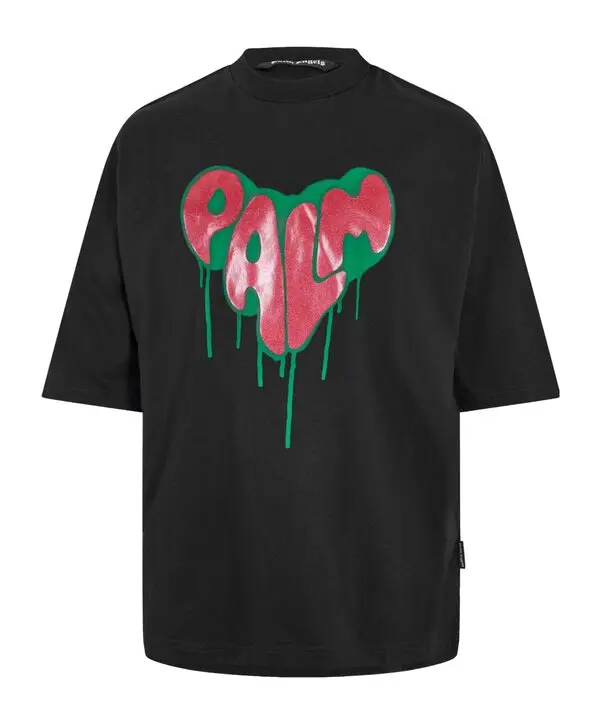 Palm Angels Crew-neck Short-sleeve T-shirt
