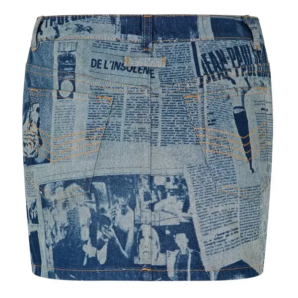 JEAN PAUL GAULTIER Mini Denim Skirt