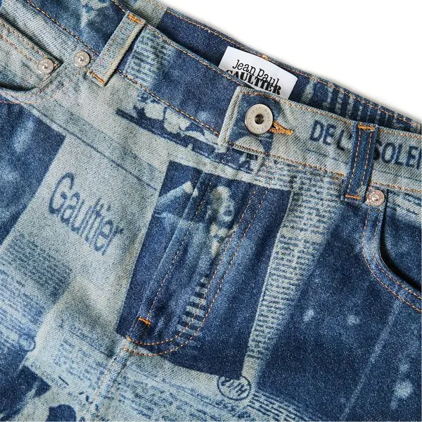 JEAN PAUL GAULTIER Mini Denim Skirt