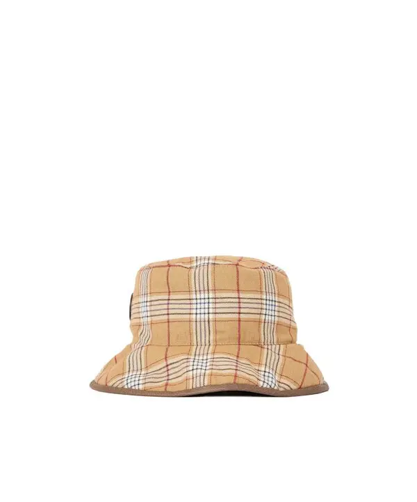 Gucci Bucket Hat In Vintage Check