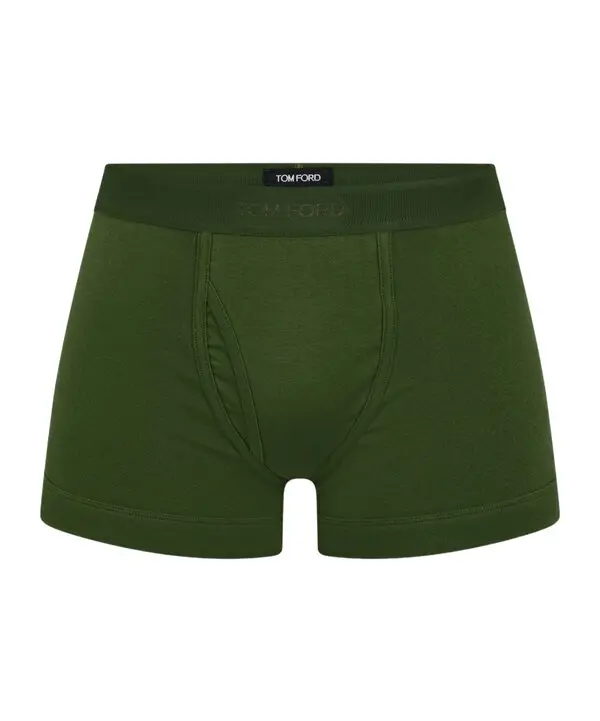 TOM FORD Tom F U Cotton Boxer Sn62 - Green