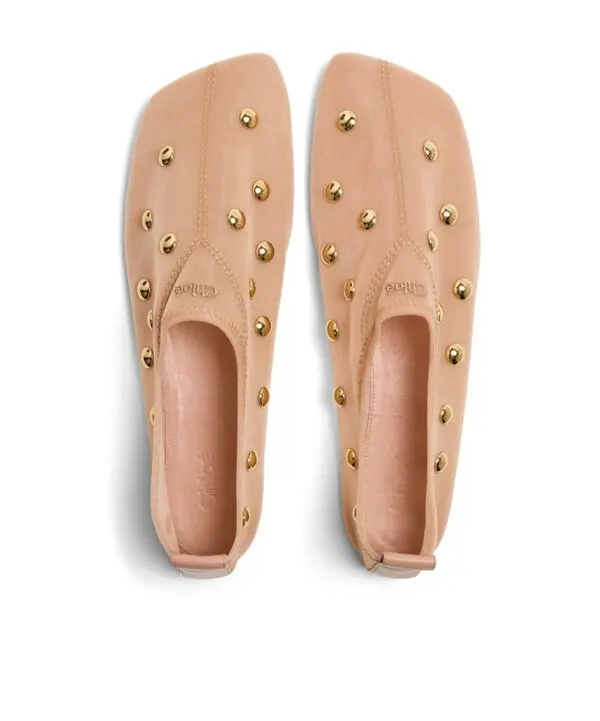 Chloé Studded Ballet Flats