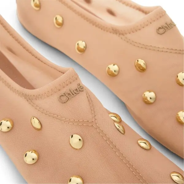Chloé Studded Ballet Flats