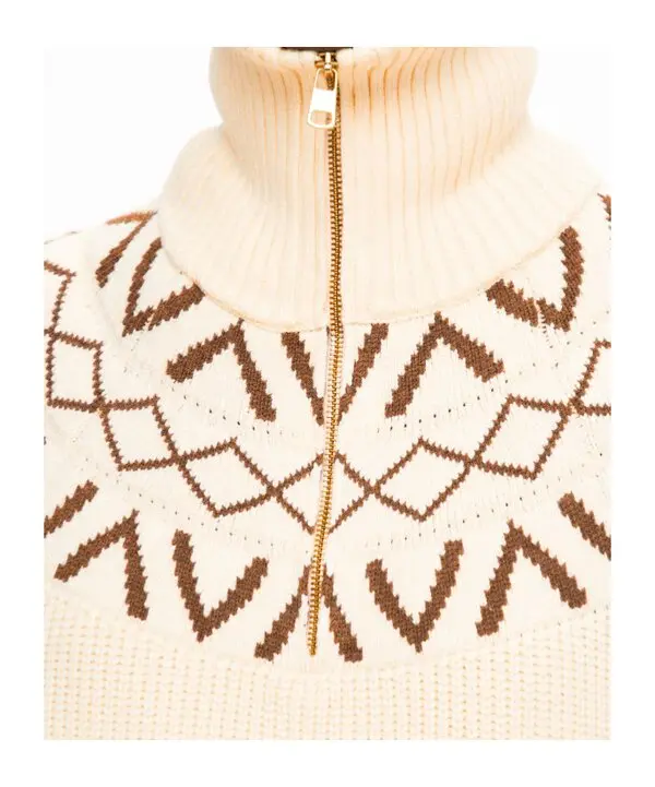 Varley Sigrid Ribbed-knit Half-zip Sweater - Whitecap Grey