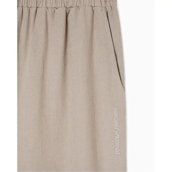 Emporio Armani Straight Beach Casual Pants