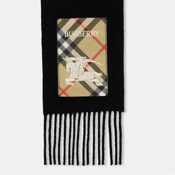 Burberry Plaid Cashmere Scarf