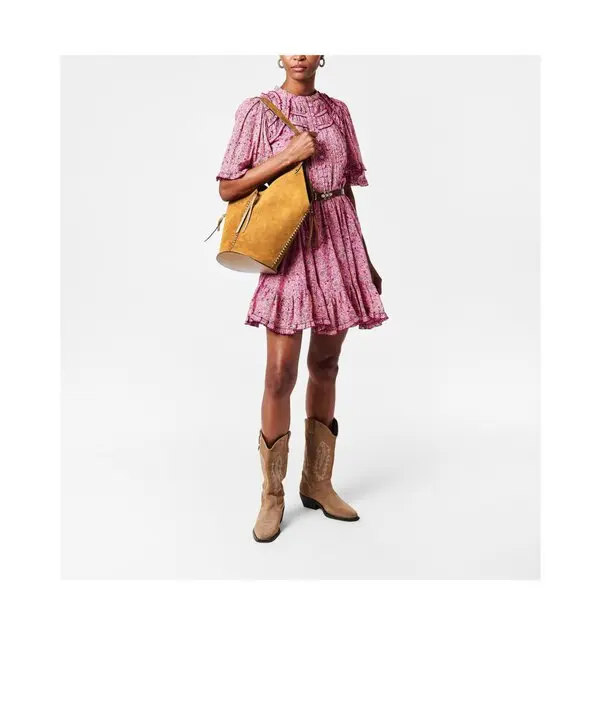 Isabel Marant Étoile Suede Shoulder Bag - Brown