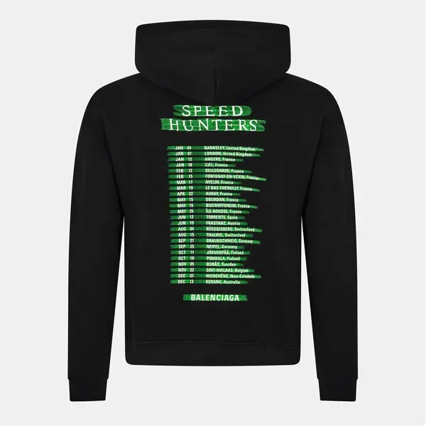 Balenciaga Speedhunters Printed Hoodie