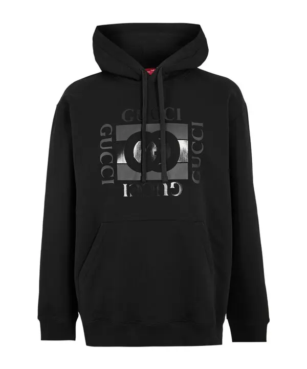 Gucci Loose-fit Hoodie - Black