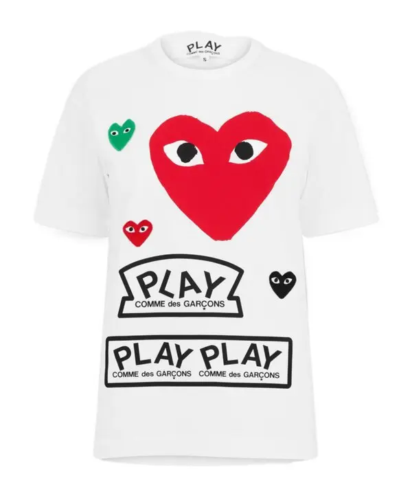 Play Comme Des Garcon Comme Des Gar?ons Play Regular Fit T-shirt - White