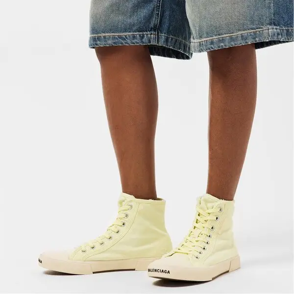 Balenciaga Lace-up High-top Casual Sneakers