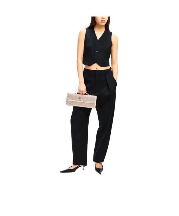 Bottega Veneta Rhinestone Embellished Clutch Bag