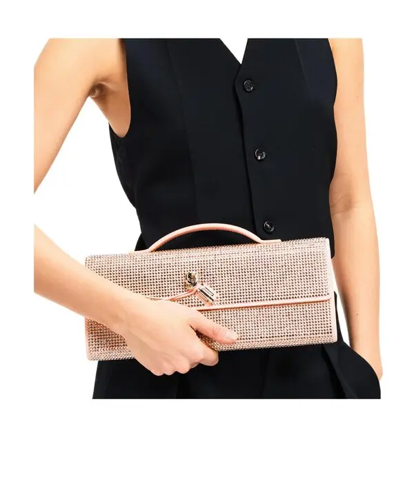 Bottega Veneta Rhinestone Embellished Clutch Bag