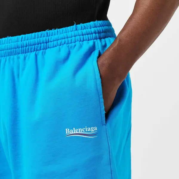 Balenciaga Logo Jersey Shorts
