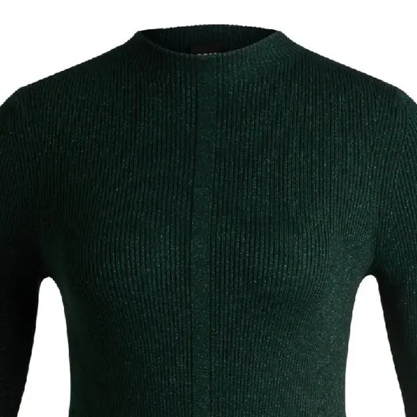 Hugo Boss Dark Green Midi Dress