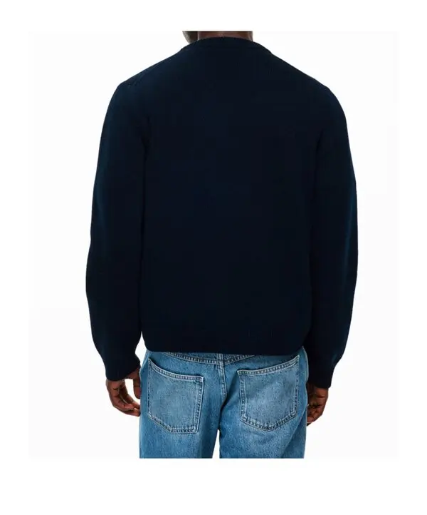 Gucci Crewneck Long Sleeve Sweater With Ribbed Trim