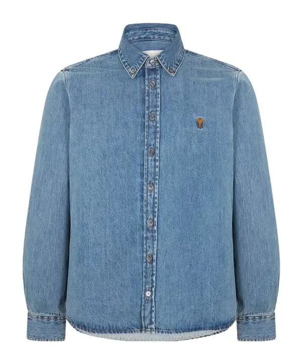 AMI Paris Long Sleeve Denim Shirt