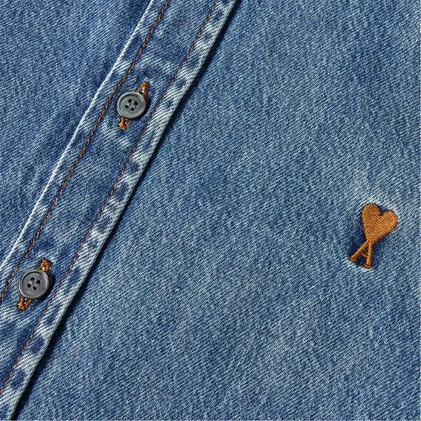 AMI Paris Long Sleeve Denim Shirt