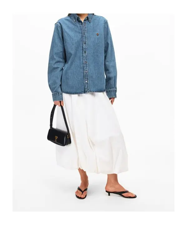 AMI Paris Long Sleeve Denim Shirt
