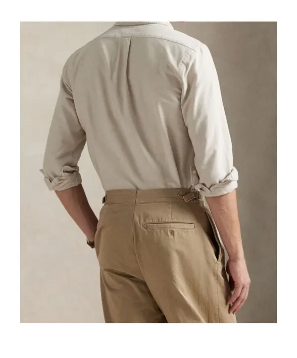 Polo Ralph Lauren Slim Fit Oxford Long Sleeve Shirt - White