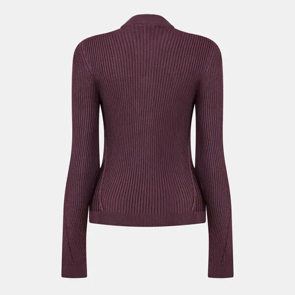 Balmain Round Neck Knitted Cardigan With Button Closure