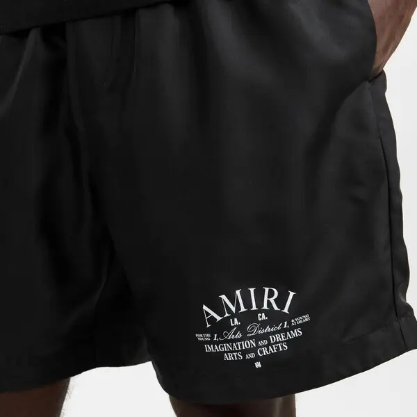 Amiri Art Distressed Shorts