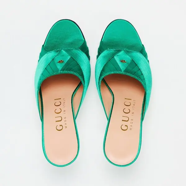 Gucci Heeled Sandals - Green