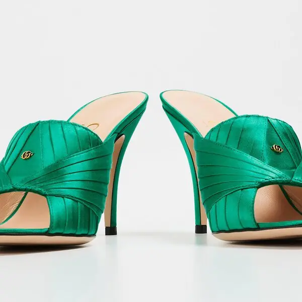 Gucci Heeled Sandals - Green