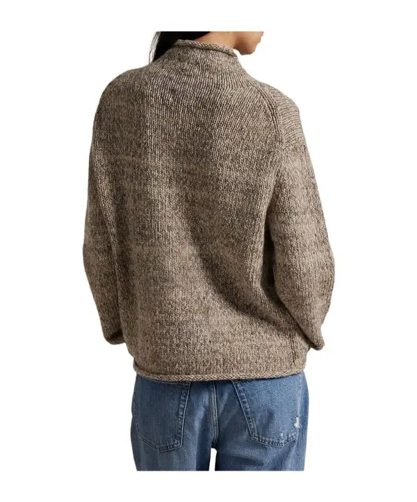 Polo Ralph Lauren Flag Knit Mock Neck Jumper - Multicolor