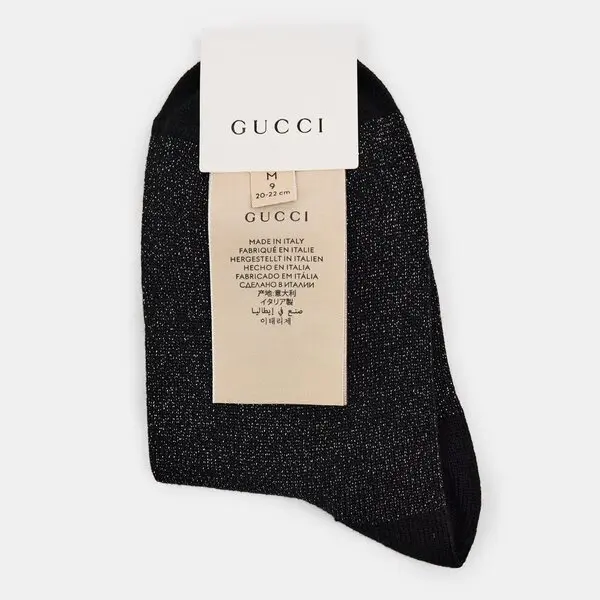 Gucci Logo Ribbed Socks