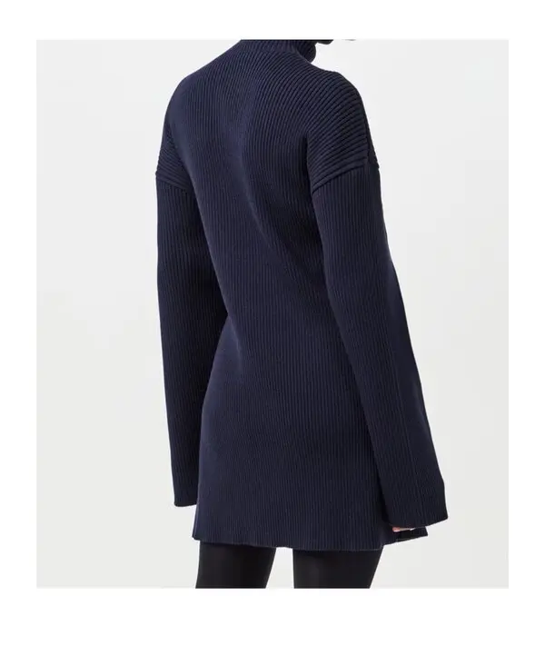 Balenciaga Mini Knitted Jumper Dress - Black
