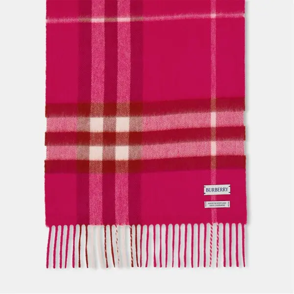 Burberry Plaid Pattern Scarf - Red