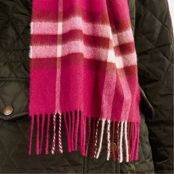 Burberry Plaid Pattern Scarf - Red