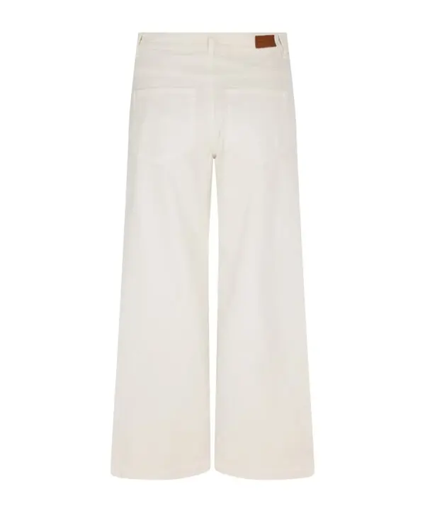 Moncler Wide Leg Casual Pants - White
