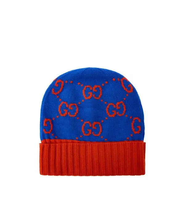 Gucci Knit Monogram Beanie