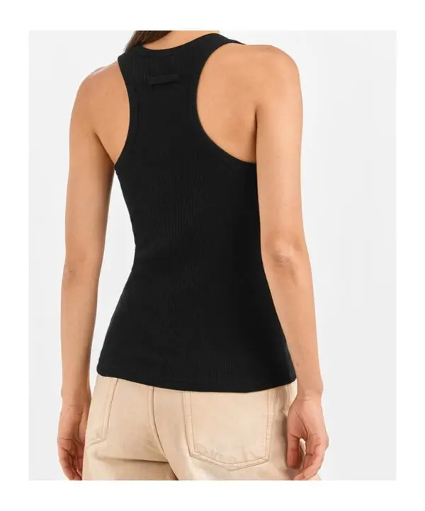 JEAN PAUL GAULTIER Ribbed Knit Vest With Hardware Detail