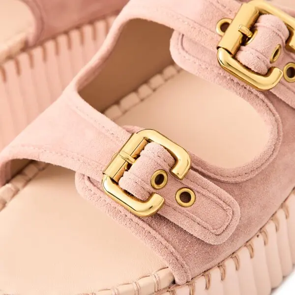 Chloé Buckled Platform Sandals
