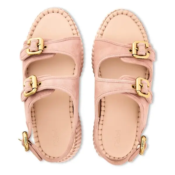 Chloé Buckled Platform Sandals