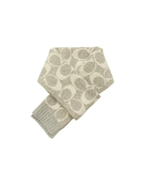 COACH Jumbo Signature C Scarf - Nude