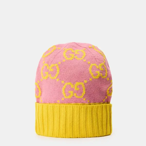 Gucci Monogram Knit Beanie