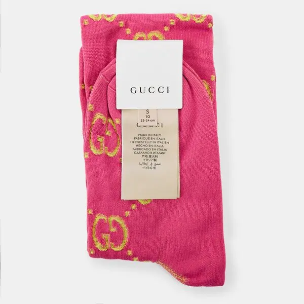 Gucci Logo Ribbed Socks