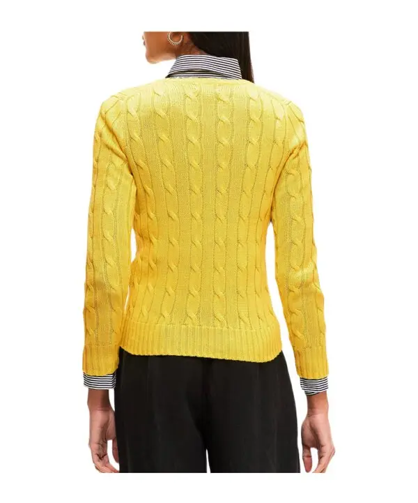 Polo Ralph Lauren Cable-knit V-neck Jumper