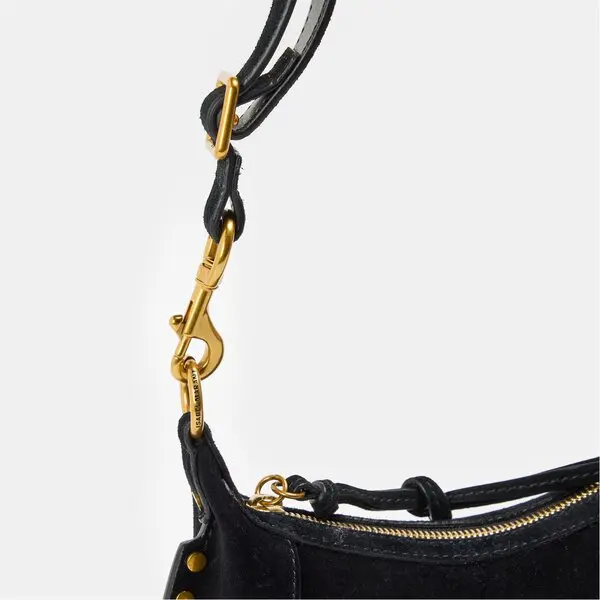 Isabel Marant Étoile Oskan Moon Zipper Shoulder Bag