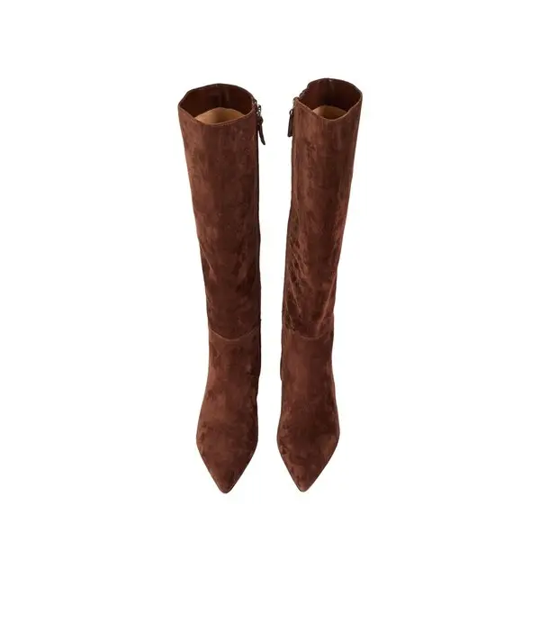 Ralph Lauren Suede Knee-high Boot
