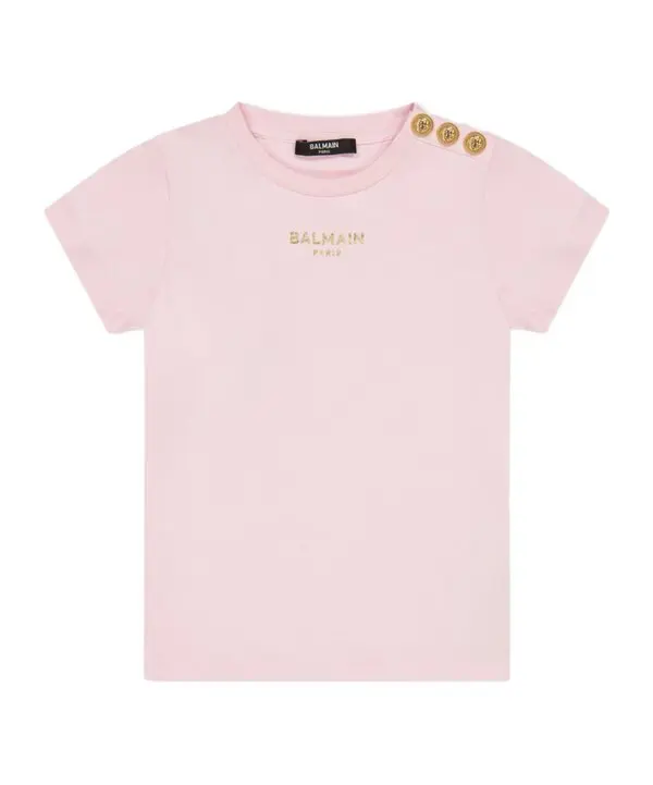 Balmain Logo Crew Neck T-shirt