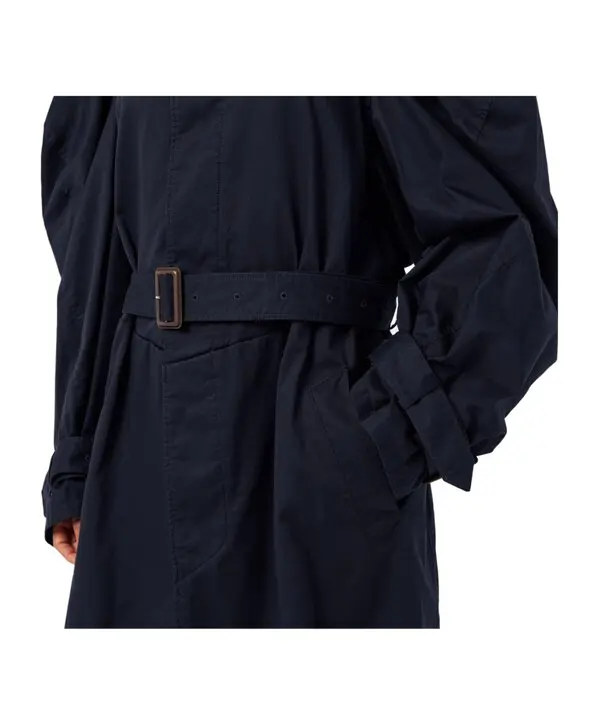 Balenciaga Lapel Long Trench Coat