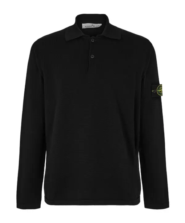 Stone Island Knit Polo Shirt