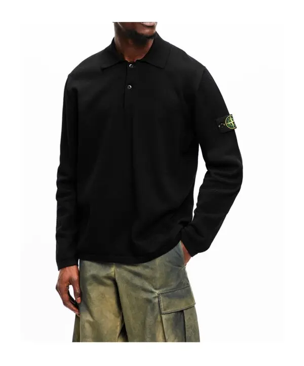 Stone Island Knit Polo Shirt