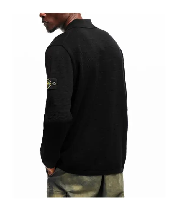 Stone Island Knit Polo Shirt